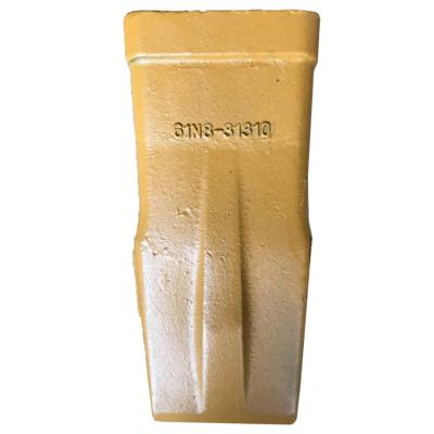 China 61NB-31310 Hyundai R450 Series Standard Bucket Tooth Point,Adapter and Tooth for sale