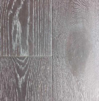 China rustic brushed Oak Engineered Wood Flooring for sale