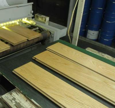 China Red Oak Solid Hardwood Flooring, natural color, smooth surface, AB grade for sale