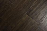 China Hickory engineered hardwood flooring with handscraped & brushed texture for sale