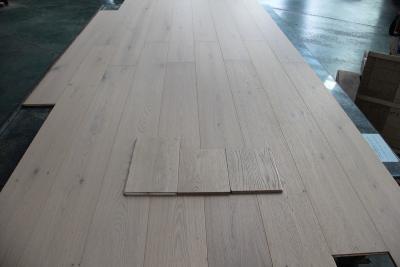 Chine 7 1/2" single plank Oak Engineered Wood Flooring, Invisible lacquered, Color Paris à vendre