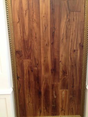 China Handscraped Small(short) Leaf Acacia Multi-layers engineered wood flooring for sale