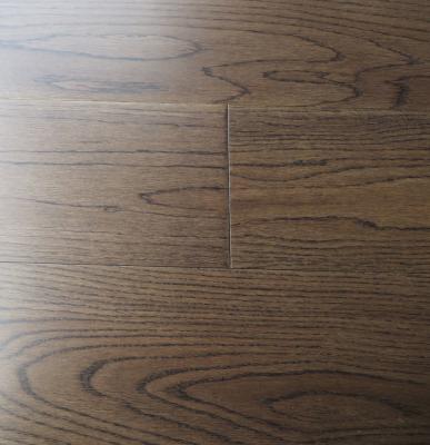 China brown stained white oak multi layers engineered hardwood flooring, premium AB grade, E31 for sale