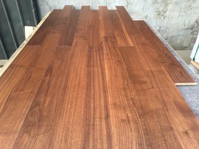 China 18mm American Walnut engineered flooring to India, stained and semi-gloss for sale