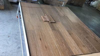 China brushed White Oak engineered wood flooring, 0 tax to American clients from Cambodian factory for sale