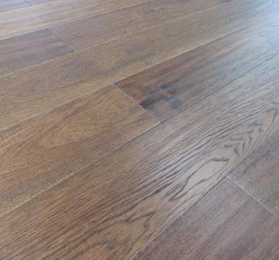 China handscraped and brushed hickory engineered hardwood flooring for sale