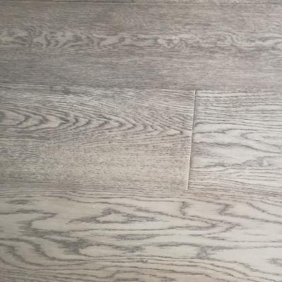 China White Oak Engineered hardwood flooring with modern grey stained for sale