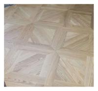 China Bespoke Pattern Oak Versailles Engineered Flooring, No Bevel, Natural Vanished for sale