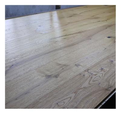 China PEFC Certificated Oak Engineered Wood Flooring, Handscraped, Click, Oiled for sale