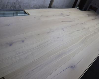 China White Oiled Oak 3 Layers Wood Flooring, 220MM, DEF Grade, Click Joint for sale