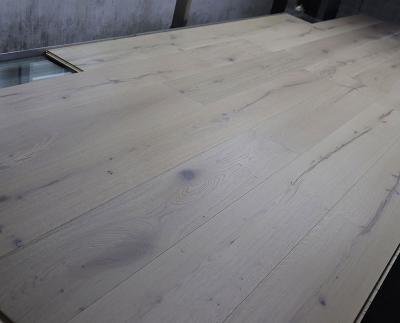 China White Oiled Oak 3 Layers Wood Flooring, 220MM, DEF Grade, Click Joint for sale