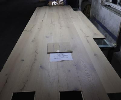 China White Oiled Oak 3 Layers Wood Flooring, 220MM, DEF Grade, Click Joint for sale