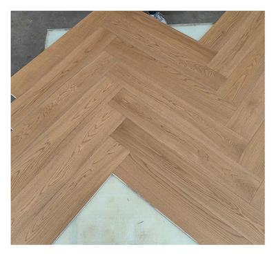 China Big Size Brown Fishbone Herringbone Engineered Wood Flooring 910X150MM for sale