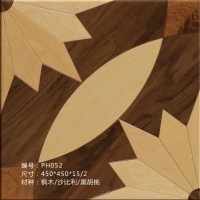 Chine Parquet d'art dans le plancher en bois machiné avec différentes conceptions, bons prix à vendre