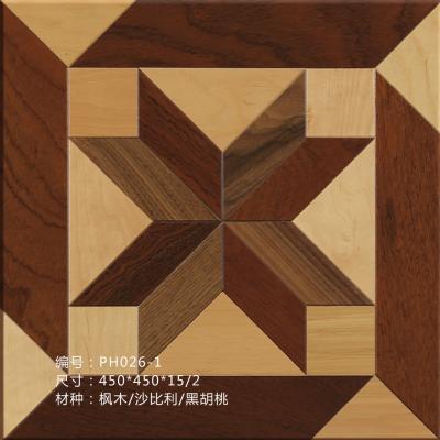 China Durable Parquetry Tiles Panels In Engineered Wood Flooring Customization for sale