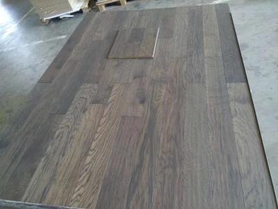 China American Hickory Engineered wood flooring with handscraped surface for sale