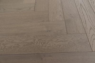 China Russian Oak Herringbone Multi-layers Engineered Wood Flooring, 600 x 90MM for sale