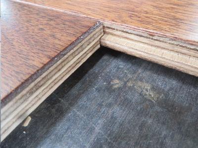 China stained American Walnut engineered hardwood flooring with click joint to India for sale