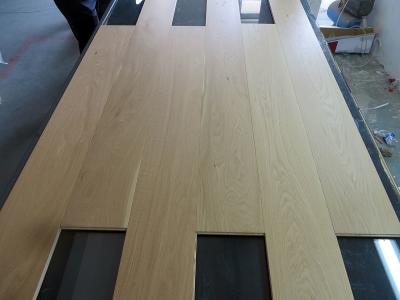 China Transparent Matt Lacquered Engineered Oak Flooring With Selected ABC Grade for sale