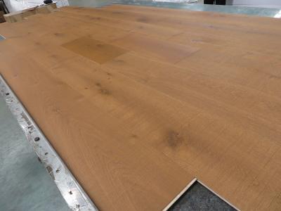 China Rustic Oak multi-layers engineered wood flooring with saw mark for sale