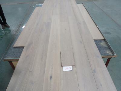 China Smoked And Stained White Oak Engineered Flooring For Rustic Style for sale