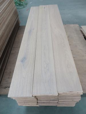 China Smoked And Stained White Oak Engineered Flooring For Rustic Style for sale