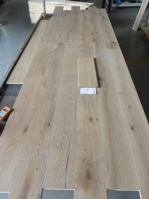 China rustic oak 3-layers engineered wood flooring with chatter mark for sale