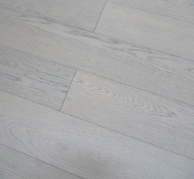 China dark gray European Oak multi ply wood flooring with character grade for sale