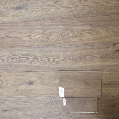 China popular Smoked rustic Oak engineered parquet flooring, color M for sale