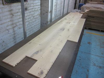 China unvanished 3 layers French Oak Engineered Wood Flooring, rustic F grade for sale