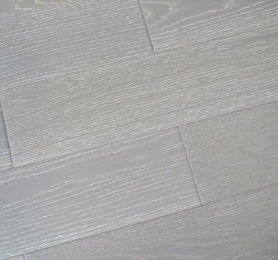 China Grey washed American White Oak Engineered Wood Flooring with AB grade for sale