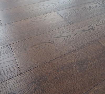 China Mocha stained Oak Engineered Hardwood Flooring, selected ABC for sale