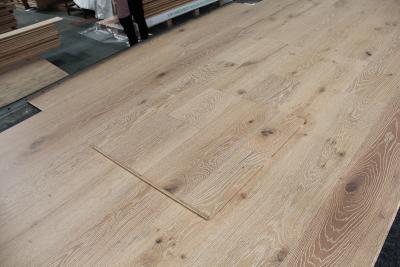 China white washed oak engineered wood flooring to Mexico, character grade for sale