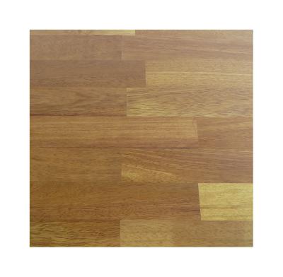 China Square Edge African Iroko Engineered Parquet Flooring, Natural Lacquer, Matt for sale