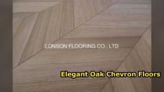 Natural Oak Chevron Parquet Flooring | Elegant Wood Floors