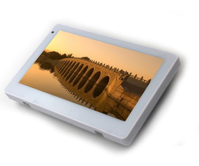 Embedded Wall Intelligent Home Control Touch Panel With POE Temperature Sensor