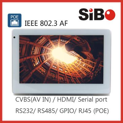 China Customized Control Panel 7 Inch Android POE LED Light Touch Screen For Building Lighting Control for sale