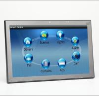 China Building Automation Solution 10 Inch Wall Mount Android POE Powered Tablets With LED Side Bars for sale
