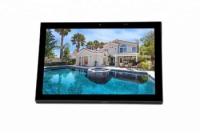 China No Battery Indoor 10 Inch Customized Wall Mount Bracket Android POE Touch Panel Integrate LED Light Optional for sale