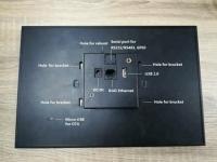 China No Battery Indoor 10 Inch Customized Wall Mount Bracket Android POE Touch Panel Integrate LED Light Optional for sale