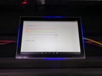 China No Battery Inside 10 Inch Customized Wall mounting LED light bar android tablet with POE, NFC Reader for sale