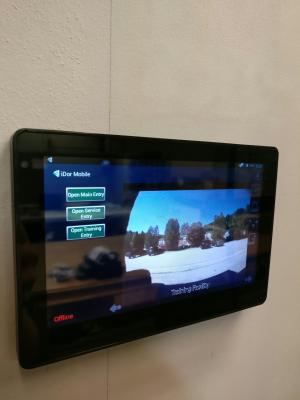 China Customized Mounting Bracket Indoor POE Panel PC 7 Inch Capacitive Touch Screen Android System HMI for sale