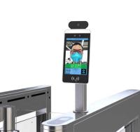 China Smart Pass System 8 Inch Wall Mount Android Face Recognition Panel With Multi Languages for sale