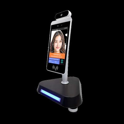 China New Standing Android Kiosk screen Face Recognition Thermal Infrared Temperature Scanning Terminal for sale