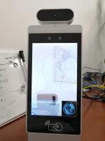 China Customized Desktop Standing Mount Face Identified Temperature Detect Android POE Tablet Access Control Solution for sale