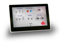 China 7 Inch Wall Flush HMI Touch Panel Android OS POE Power Tablet with No Physical Button for sale