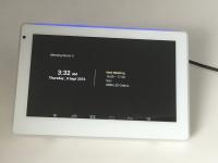 China Intercom Application Recess Wall Mount Android POE 7 inch Touch Panel with Microphone Speaker Ethernet for sale