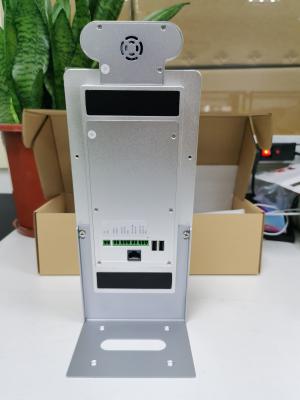 China Desktop Standing 8 Inch Access Control Panel Temperature Meter Facial Identification Android OS Monitor for sale