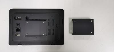China White Black Color In Wall Flush Android POE Touch Panel 7 Inch Screen Ethernet POE Powering for sale