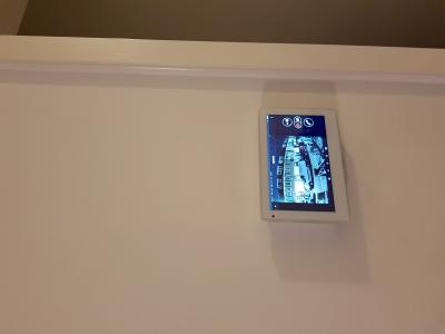 China 7 inch White Color Thinner Smart Home Loxone Android POE Wall Tablet Customized I/O Interface for sale